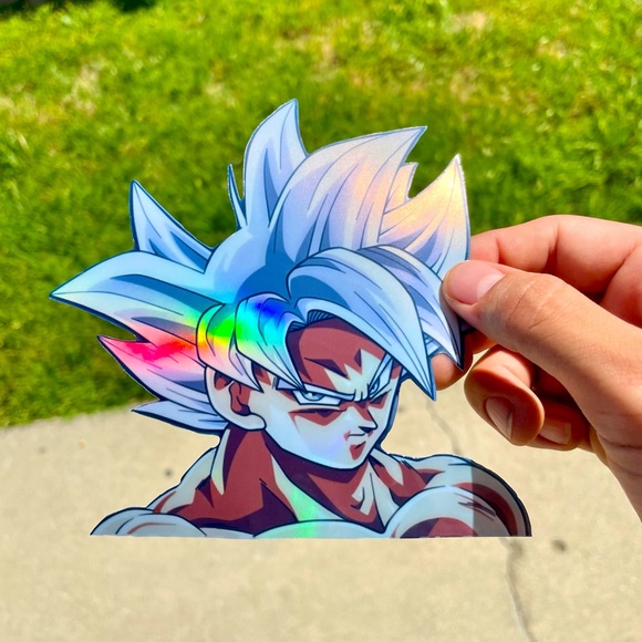 Other | Goku Car Peeker Sticker Holographic | Poshmark
